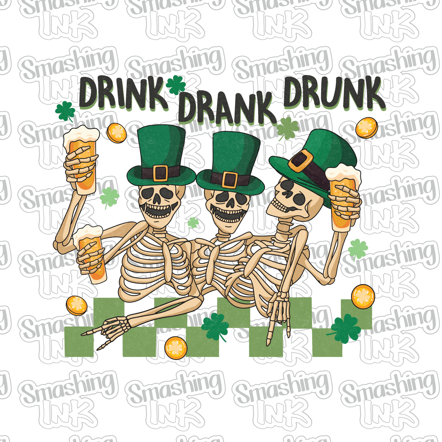Drink Drank Drunk - Heat Transfer | DTF | Sublimation (TAT 3 BUS DAYS ...