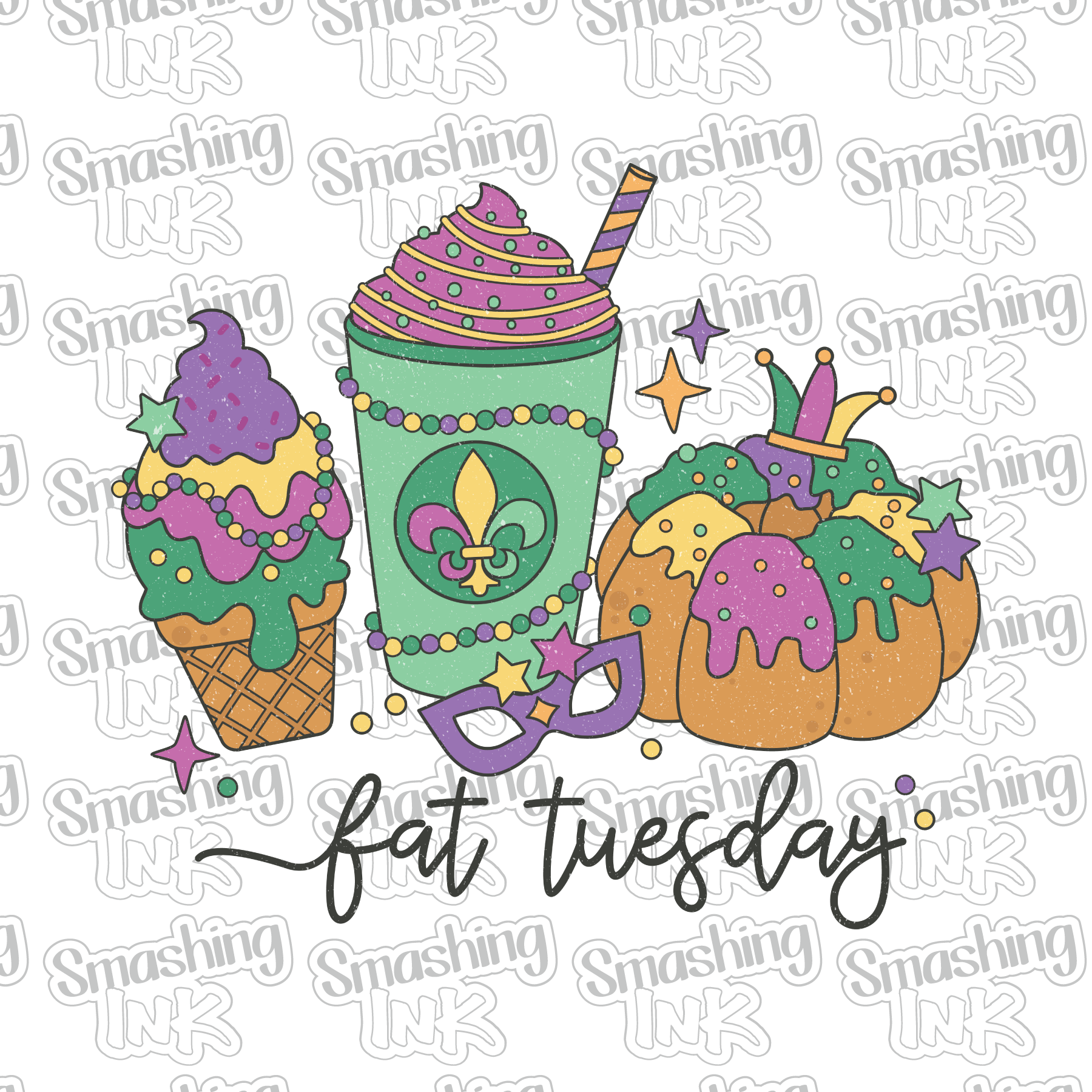 Fat Tuesday - Heat Transfer | DTF | Sublimation (TAT 3 BUS DAYS) [4M-1 ...
