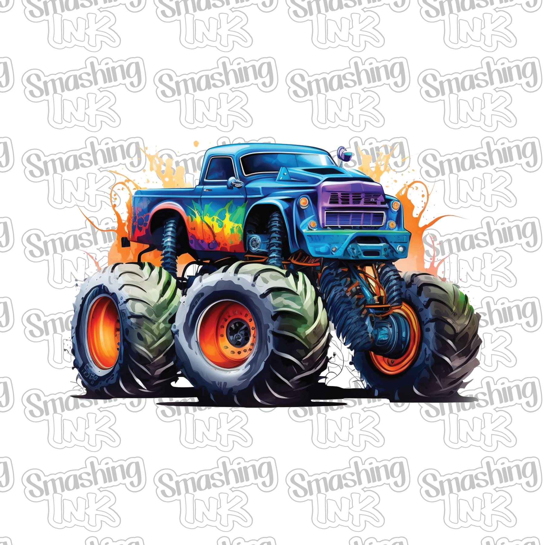 Monster Truck 2 - Heat Transfer | DTF | Sublimation (TAT 3 BUS DAYS ...