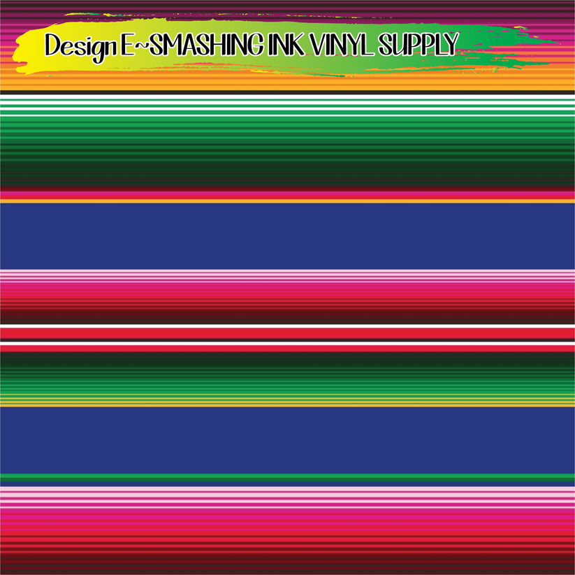 Serape Stripes ★ Printed Vinyl Sheets | Faux Leather | Laser Safe ...