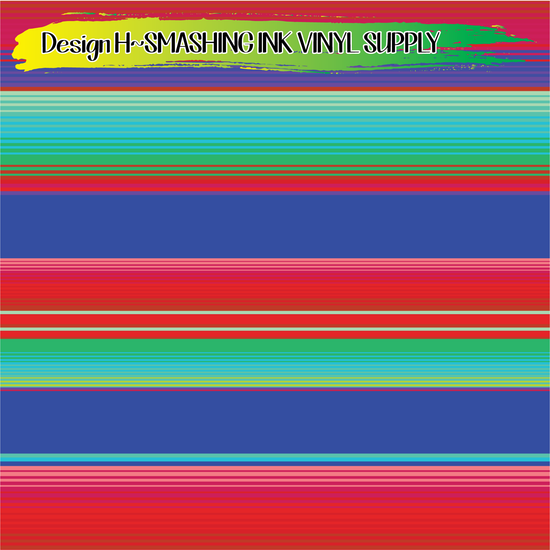 Serape Stripes ★ Printed Vinyl Sheets | Faux Leather | Laser Safe ...
