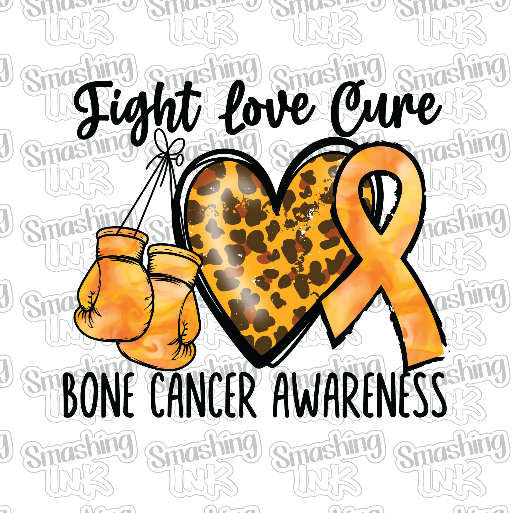 Fight Bone Cancer - Heat Transfer | DTF | Sublimation (TAT 3 BUS DAYS ...