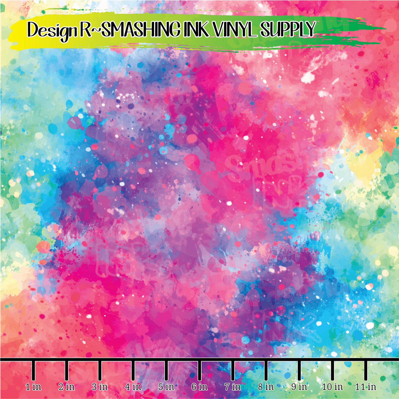 Colorful Splatter ★ Printed Vinyl Sheets | Faux Leather | Laser Safe ...