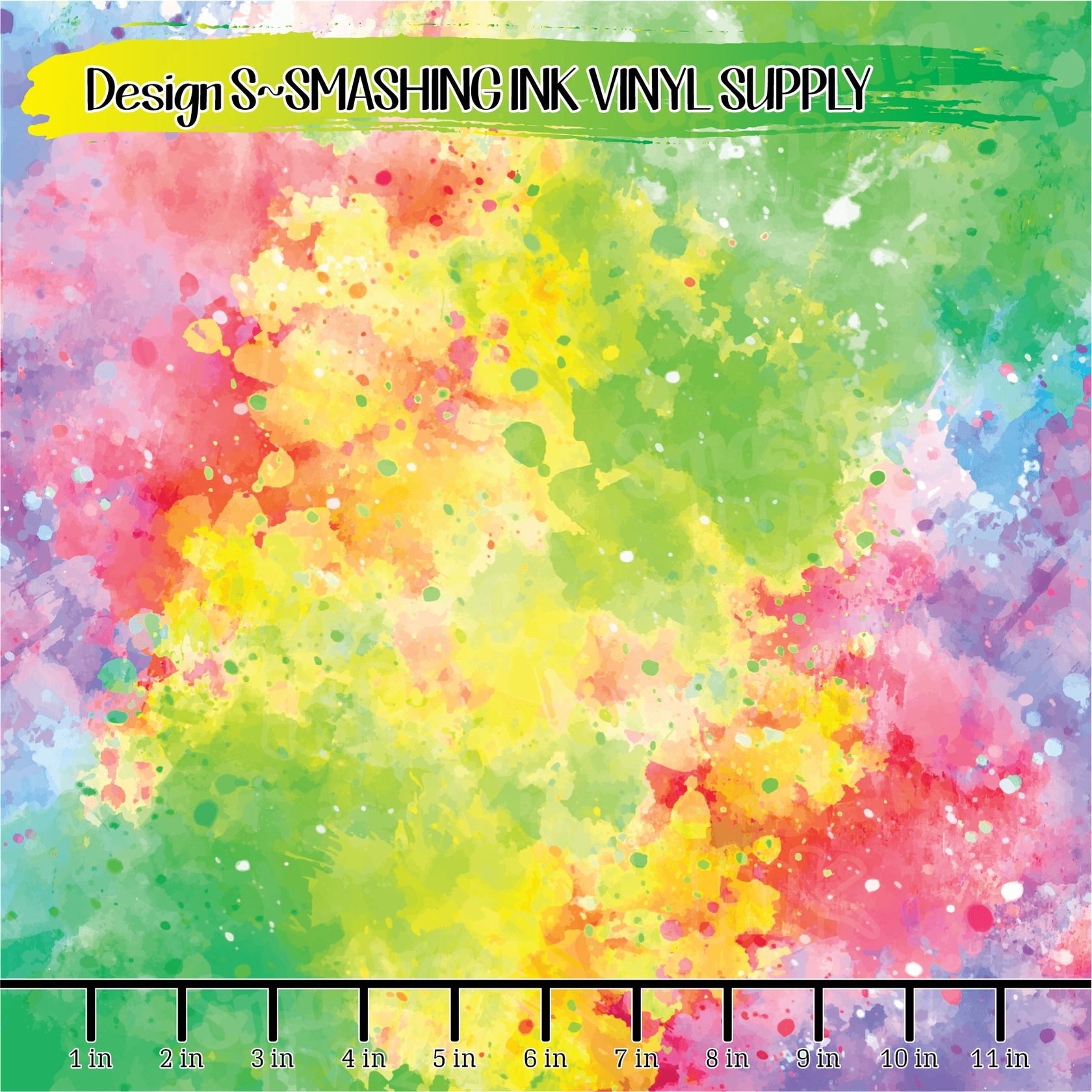 Colorful Splatter ★ Printed Vinyl Sheets | Faux Leather | Laser Safe ...