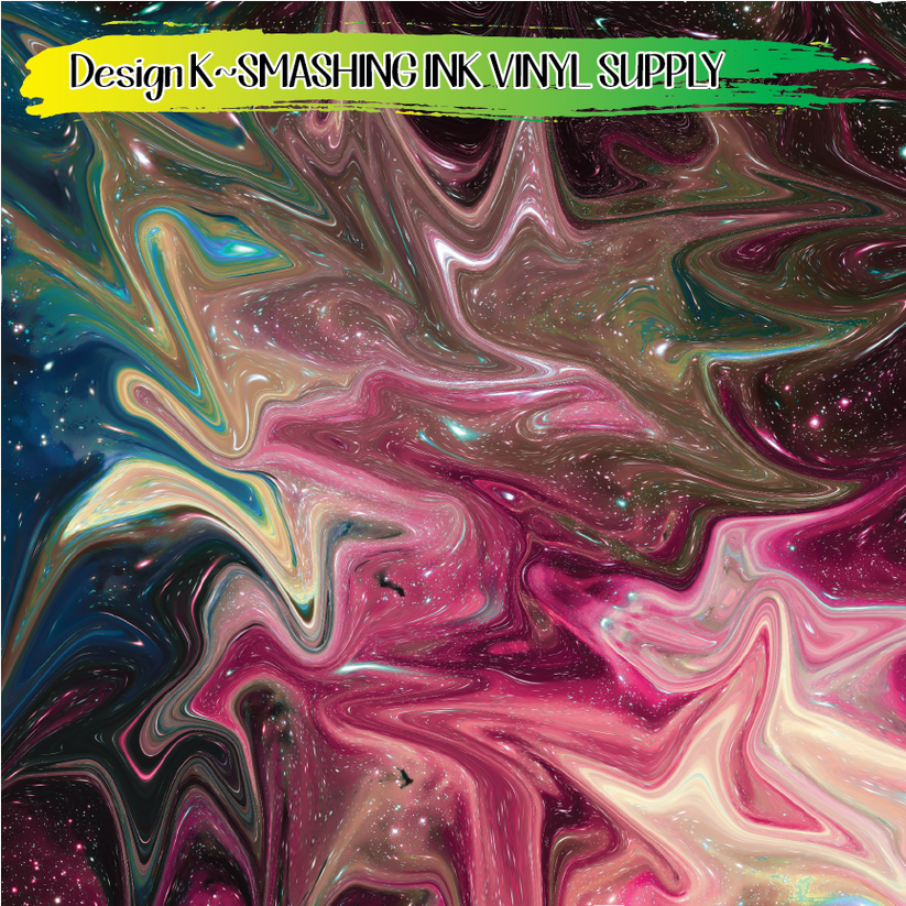 Multicolor Swirls ★ Printed Vinyl Sheets | Faux Leather | Laser Safe ...
