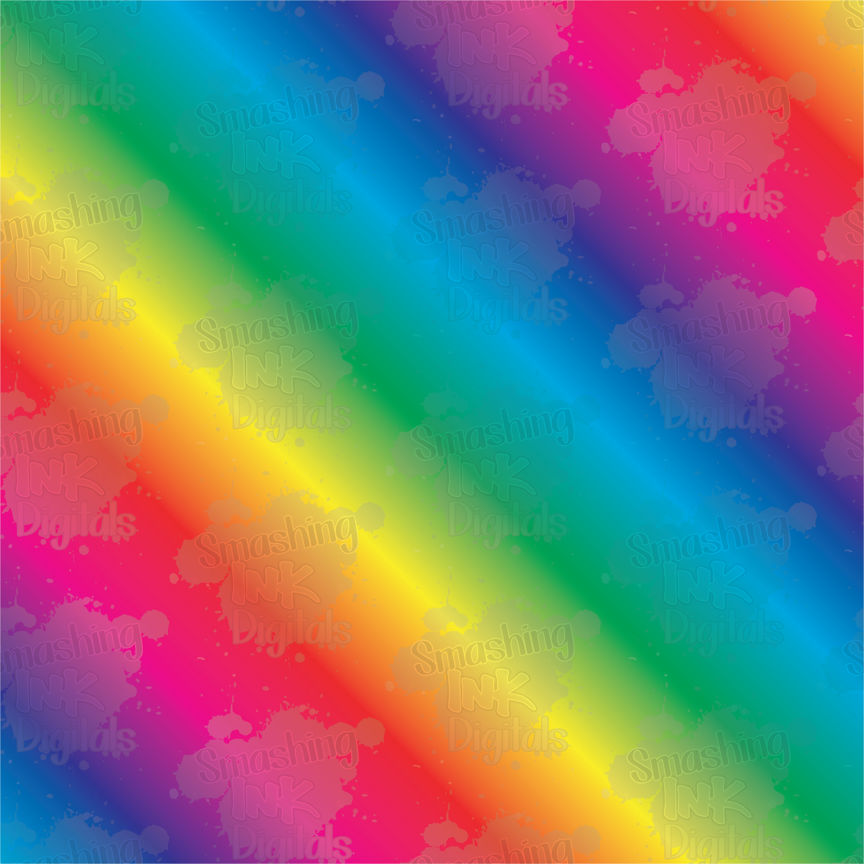 Rainbow Ombre - Digital Paper – Smashing Ink Vinyl