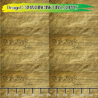 US Constitution ★ Pattern Vinyl | Faux Leather | Sublimation (TAT 3 BU ...