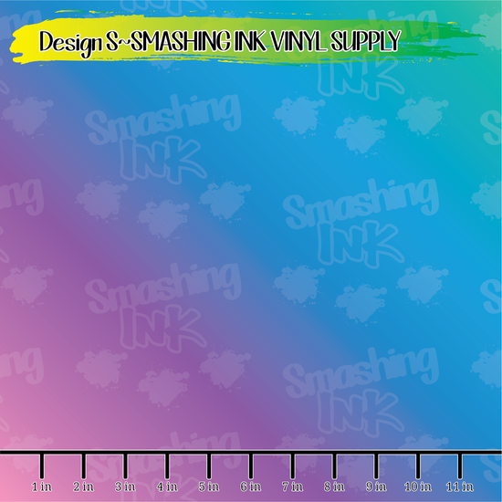 Teal Pink Purple Ombre ★ Pattern Vinyl | Faux Leather | Sublimation (T ...