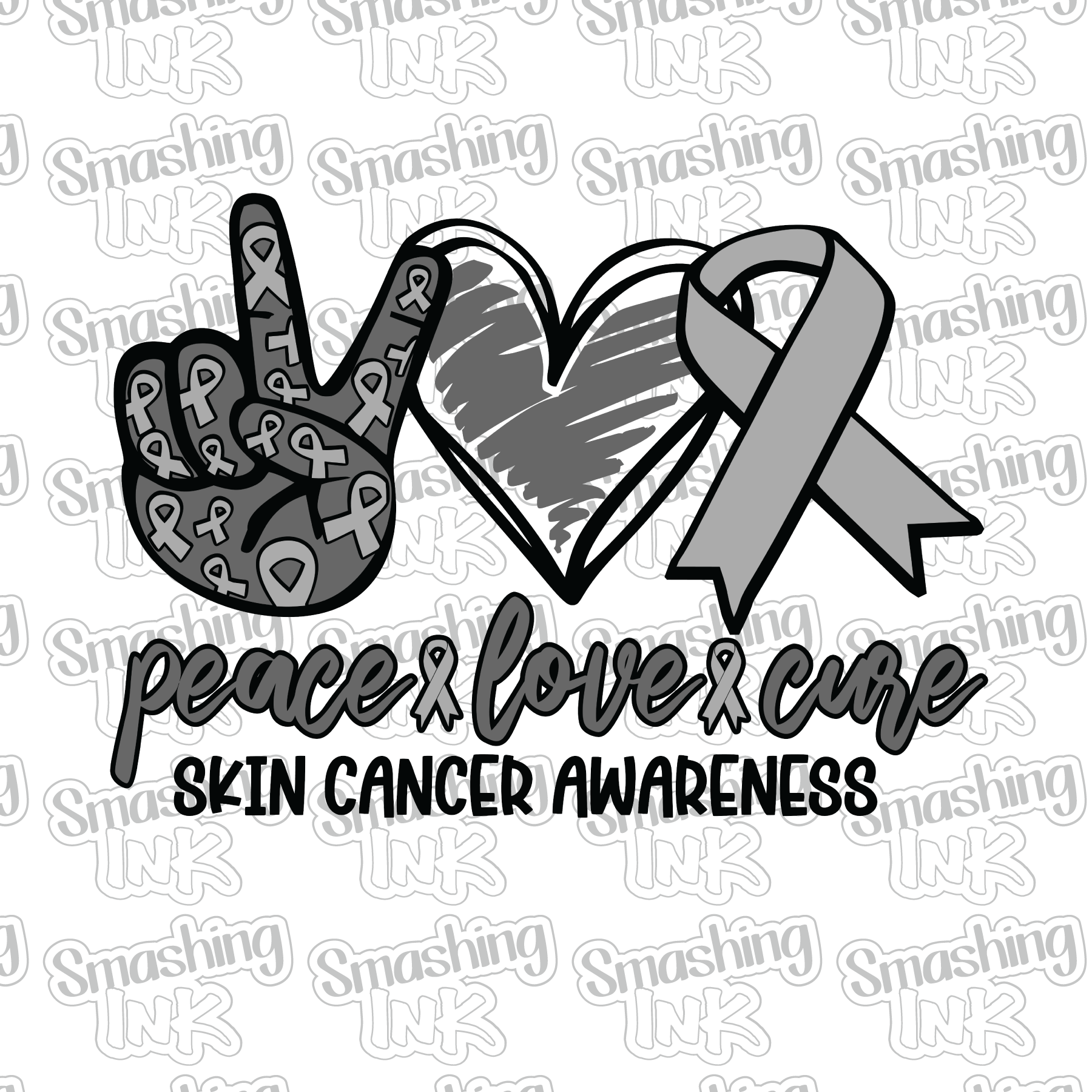 Skin Cancer Awareness - Heat Transfer | DTF | Sublimation (TAT 3 BUS D ...