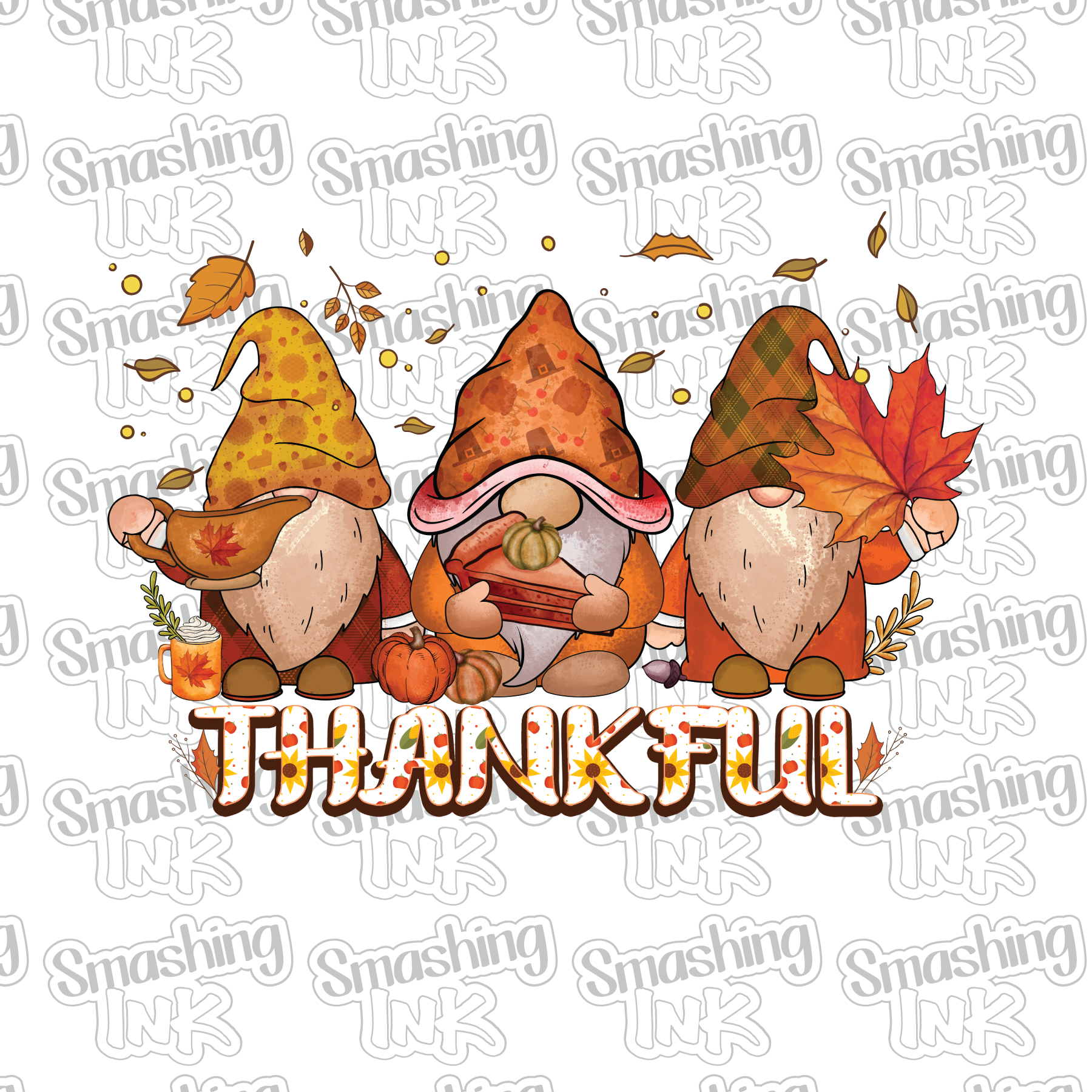 Thankful Gnomes - Heat Transfer | DTF | Sublimation (TAT 3 BUS DAYS ...