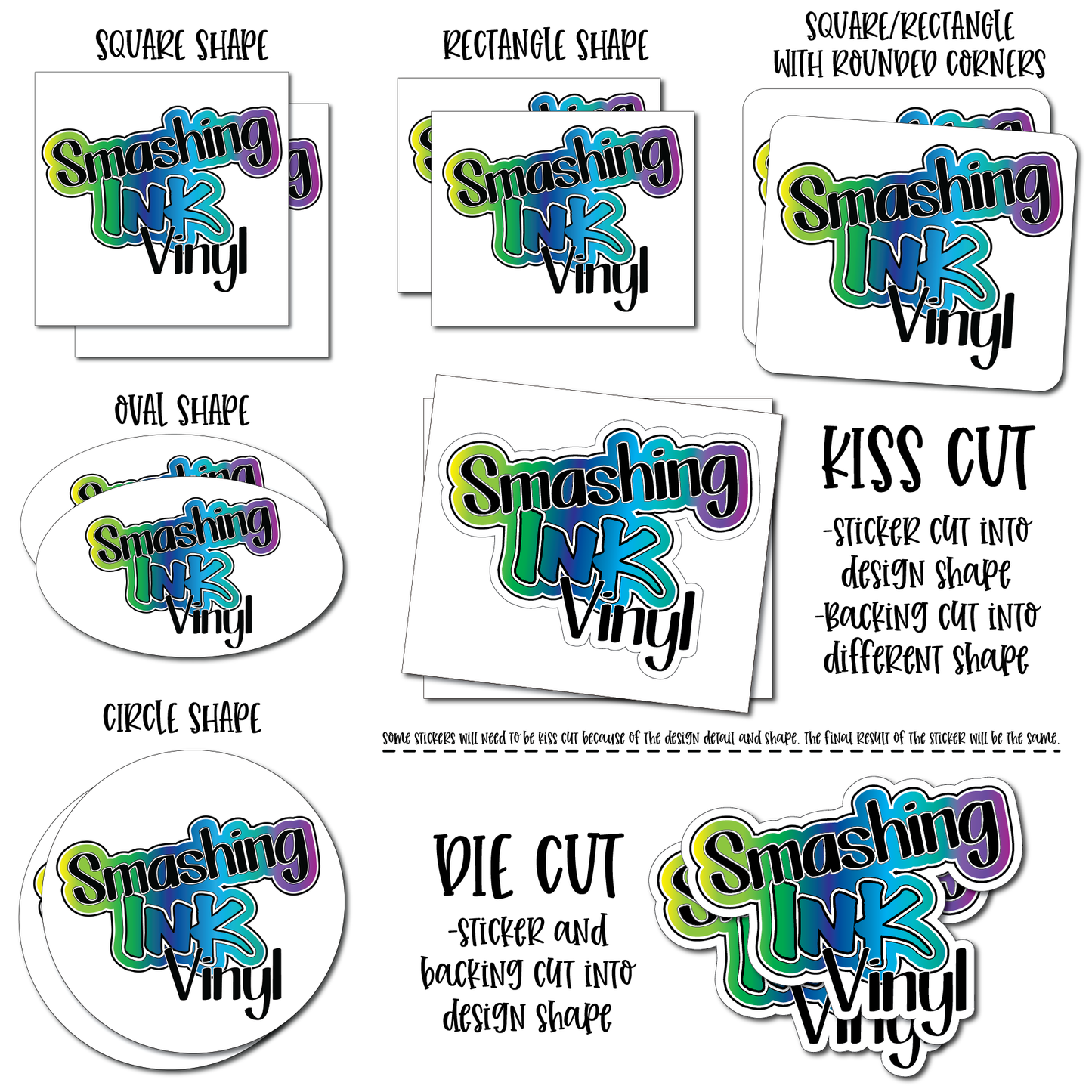 POS Mix and Match Vinyl Stickers (SHIPS IN 3-7 BUS DAYS) – Smashing Ink ...