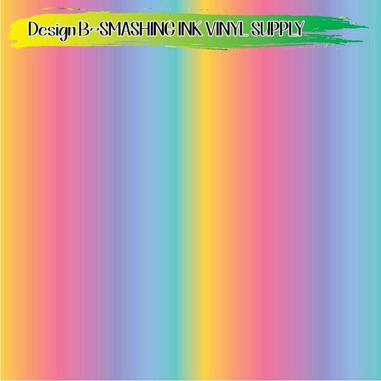 Colorful Pastel Stripe ★ Pattern Vinyl | Faux Leather | Sublimation (T ...