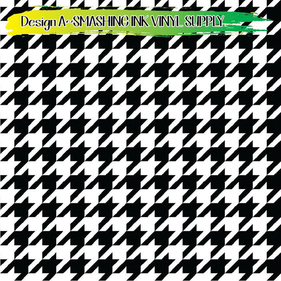 Houndstooth ★ Printed Vinyl Sheets | Faux Leather | Laser Safe ...