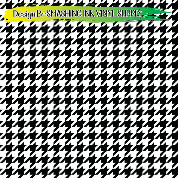 Houndstooth ★ Printed Vinyl Sheets | Faux Leather | Laser Safe ...