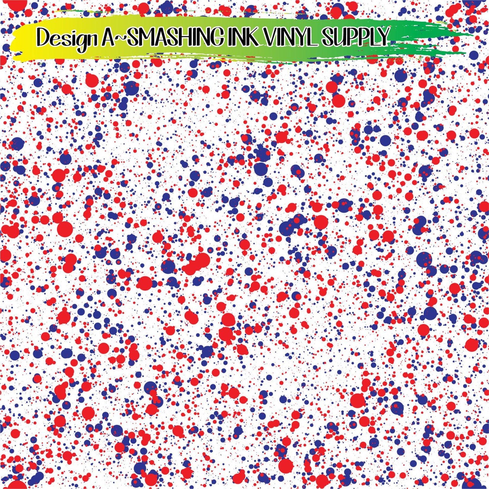 Patriotic Splatter ★ Printed Vinyl Sheets | Faux Leather | Laser Safe ...